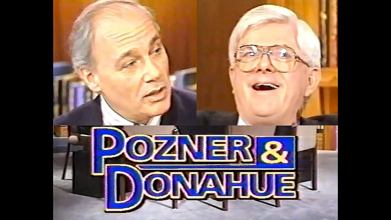 Pozner & Donahue 1992 | Censored: 1991 The Year In Review | WVIZ PBS ...