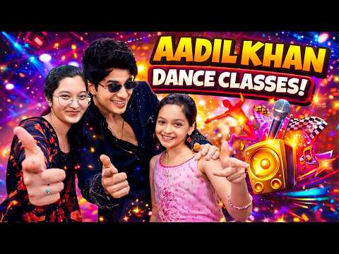 😱 DANCE CLASSES WITH AADIL KHAN! 💃🔥 | Jinni & Dhwani Ne Kya Seekha? 🤯 | Full Masti | Cute Sisters