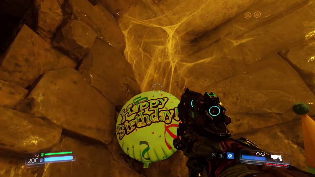 DOOM Birthday easter egg - YouTube