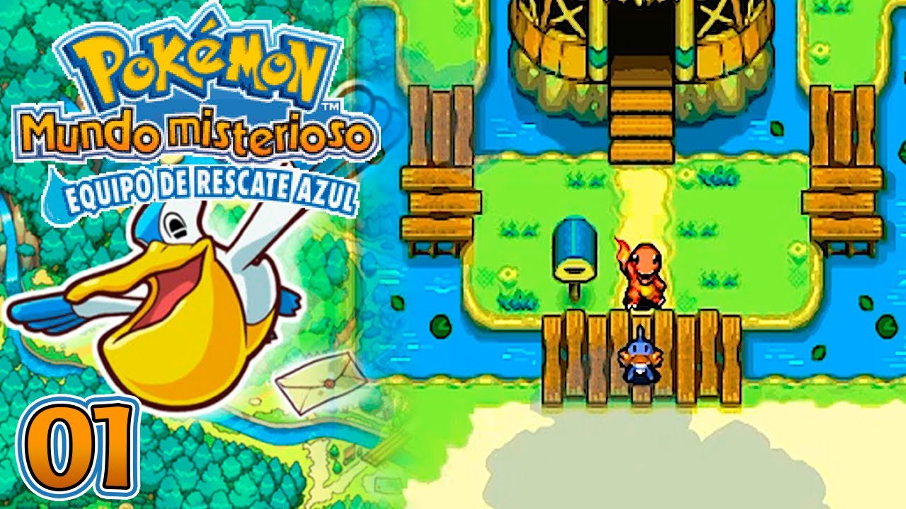 Pokémon Mundo Misterioso Azul #1 - ¡EQUIPO DE RESCATE! - YouTube