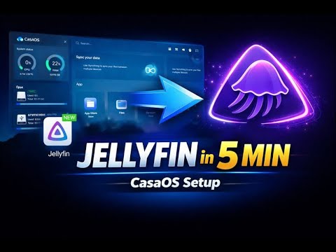 CasaOS Jellyfin Setup Tutorial | Self-Hosted Media Server - YouTube