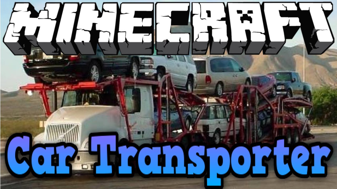 Minecraft Vehicle Tutorial - Car Transporter. - YouTube