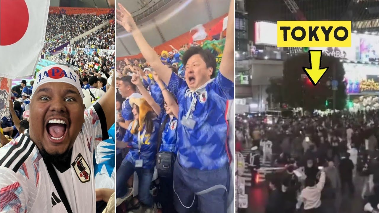 Japan Fans Crazy Celebration After Unbelievable Comeback Against ...