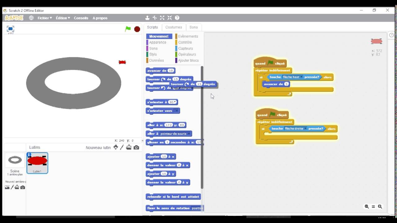 Scratch et la course automobile - YouTube