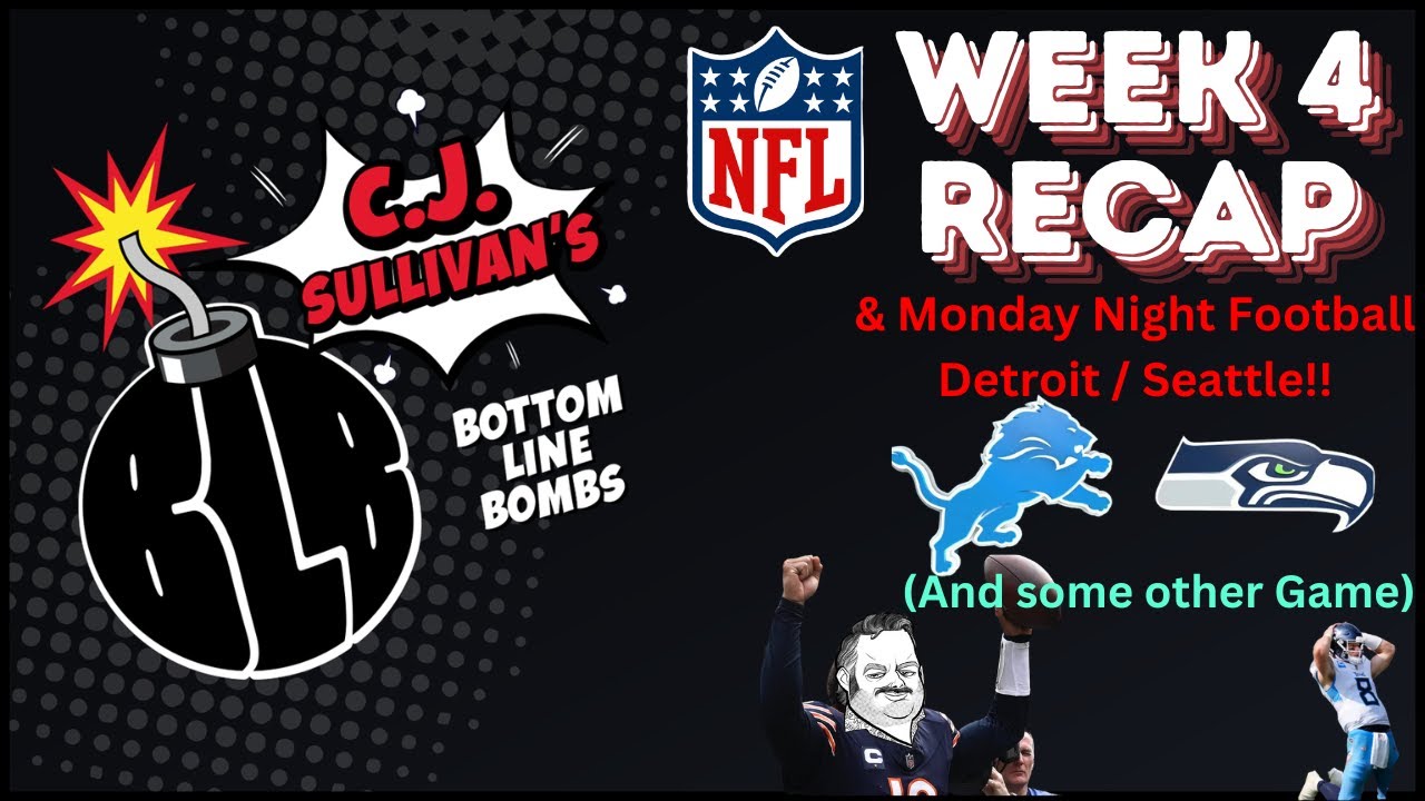 NFL Week 4 Recap & Monday Night Double Bombs! - YouTube