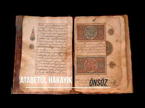 ATABETÜL HAKAYIK- ÖNSÖZ-