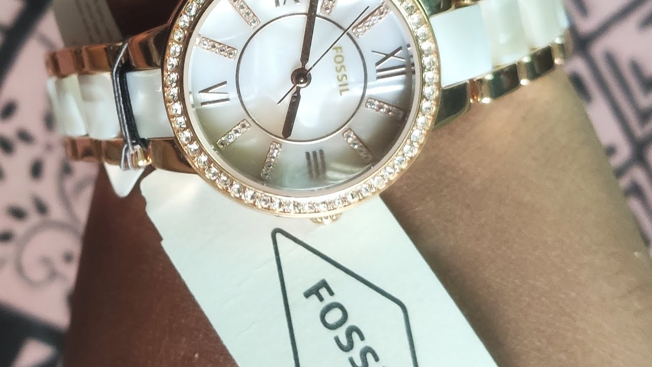 ES3716I Fossil VIRGINIA Analog watch Review - YouTube