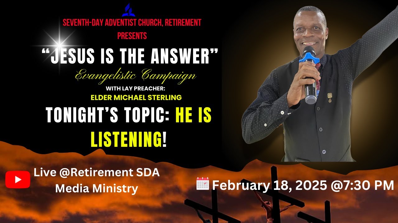 SDA Church, Retirement || "Jesus is the Answer" Evangelistic Campaign ...