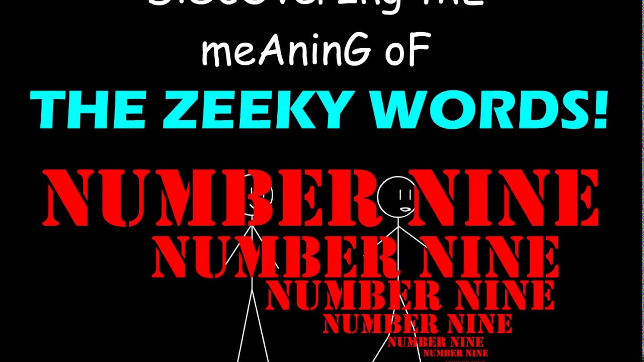 Discovering the Meaning of THE ZEEKY WORDS! - The Demented Cartoon ...