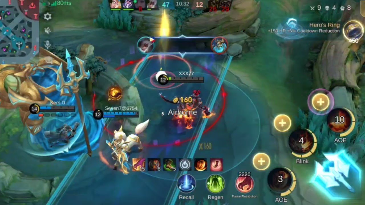 MLBB FIRST BLOOD 9-KILL IN ACTION THAMUZ CORE HERO | LMA GAME PLAY ...