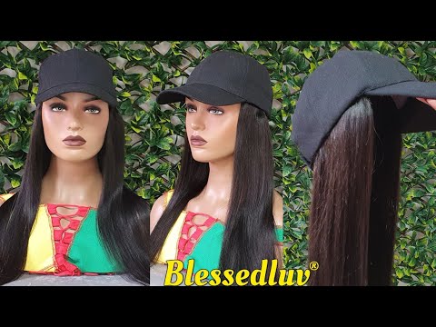 NEW🚀 Baseball Cap Wig Every Girl Needs, Glueless 2 in 1wig Cap, Cancer ...