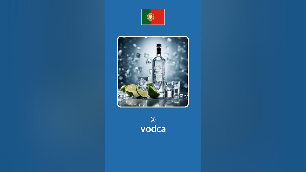 Alcohol in Portuguese #learnportuguese - YouTube