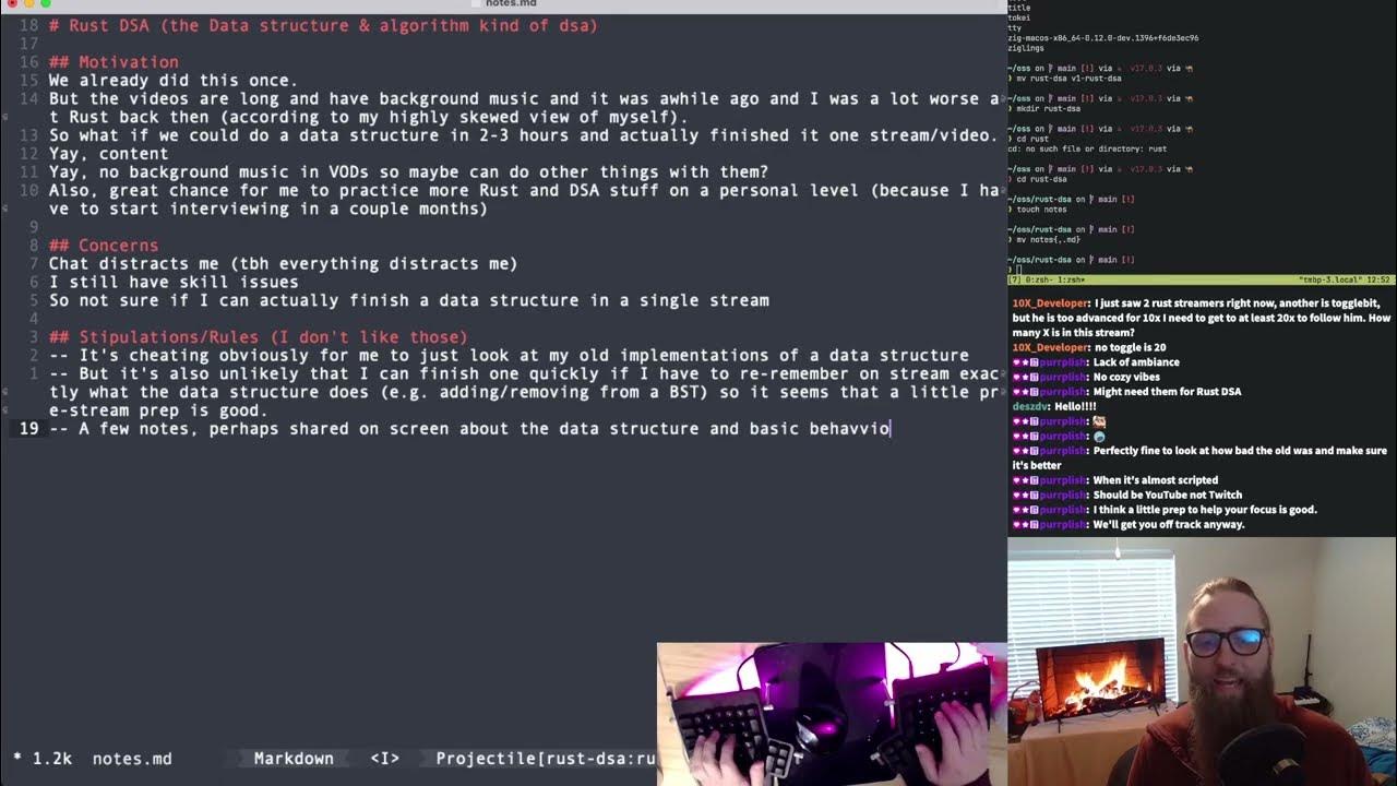 Planning A New Rust Dsa Series 🦀 And A Little Bit Of Algo Stuff Youtube