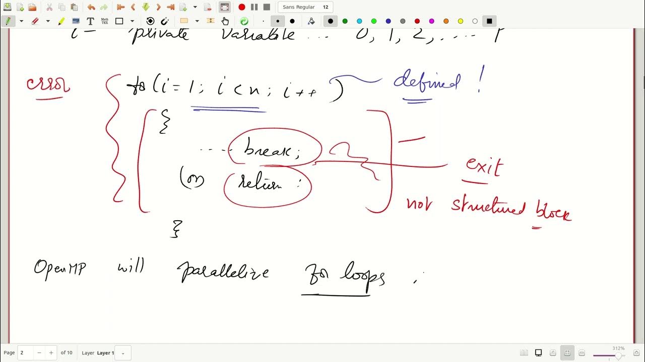 L8 OpenMP: limitations of parallel for, dependencies - YouTube