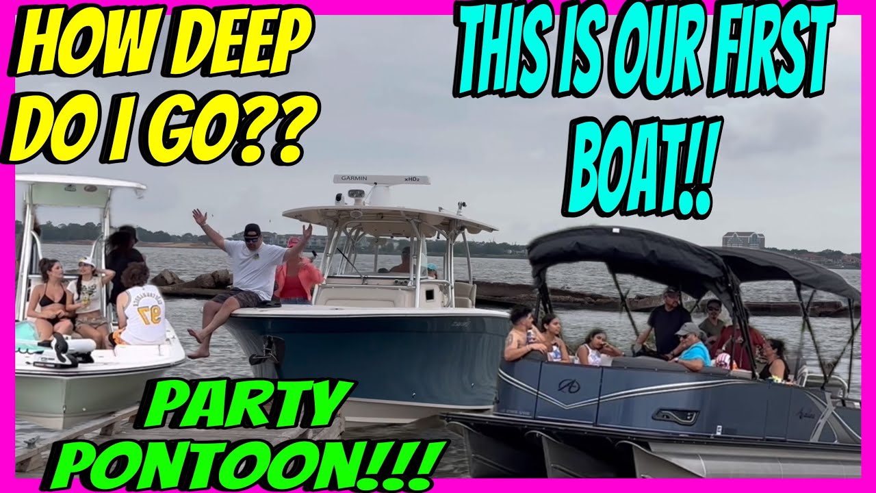 “This Is Our First Boat!!” Party Barge Shows Up With A Stripper!! Busy ...