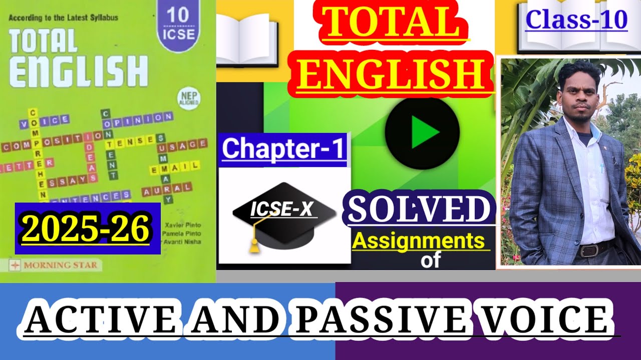 ICSE CLASS-10 | Total English solution 2025-26|Solutions of chapter-1 ...
