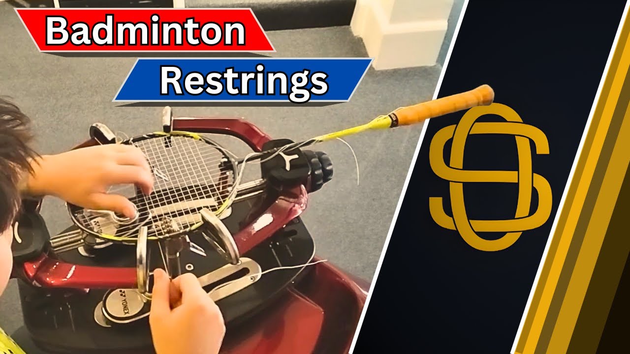 Restringing A Badminton Racket with OffCourt Sports - YouTube