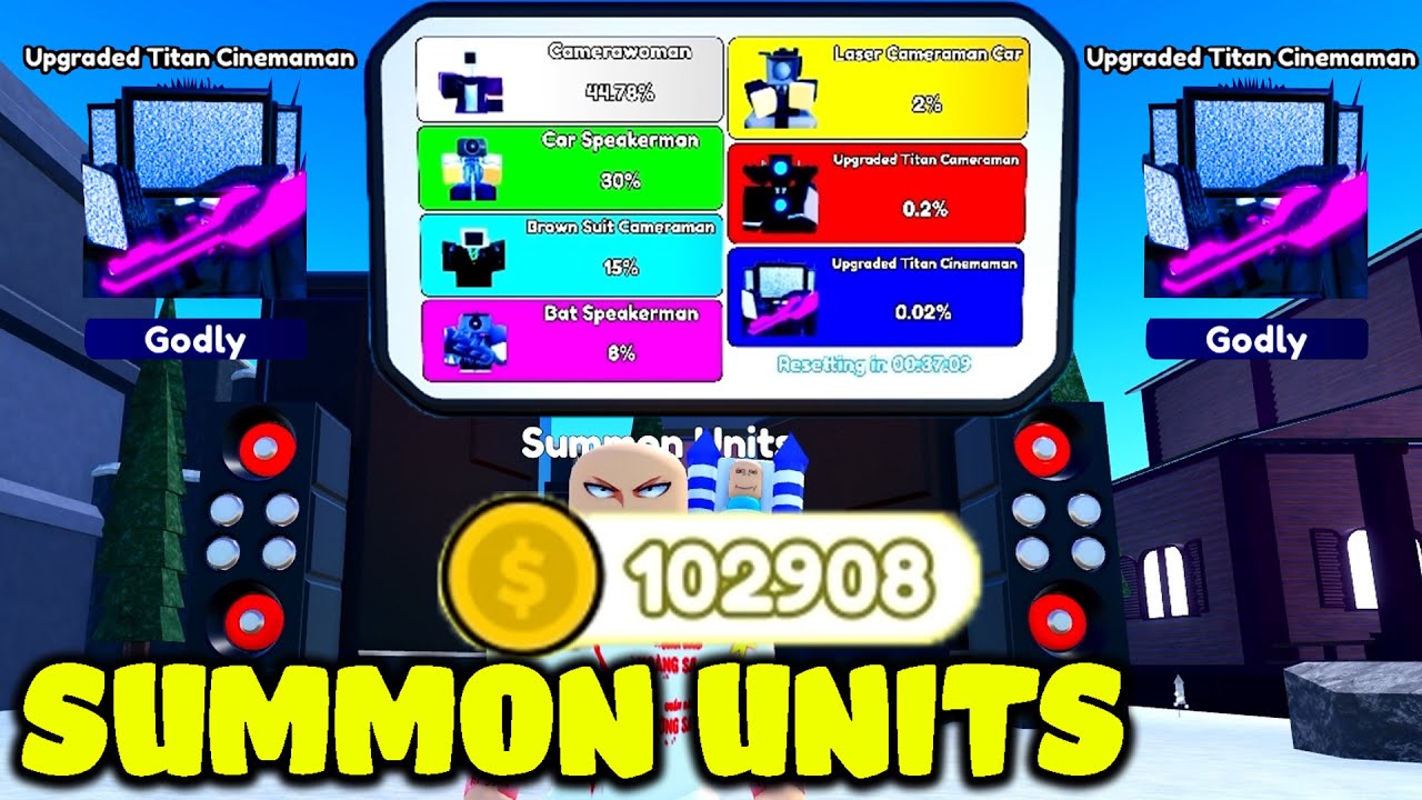 Toilet Tower Defense | Mình Lại SUMMON 100.000 Coins Để Săn GOGLY Và ...