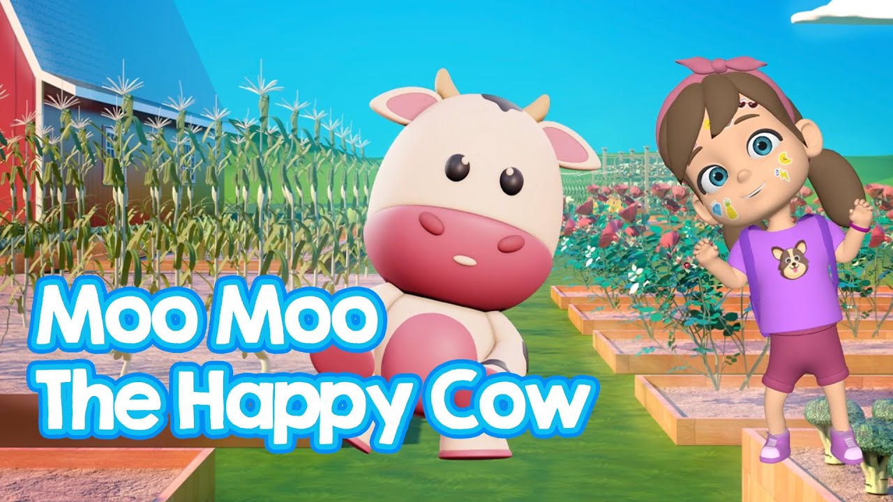 Moo Moo, the happy cow - Dance with Moo Moo and Lila - YouTube