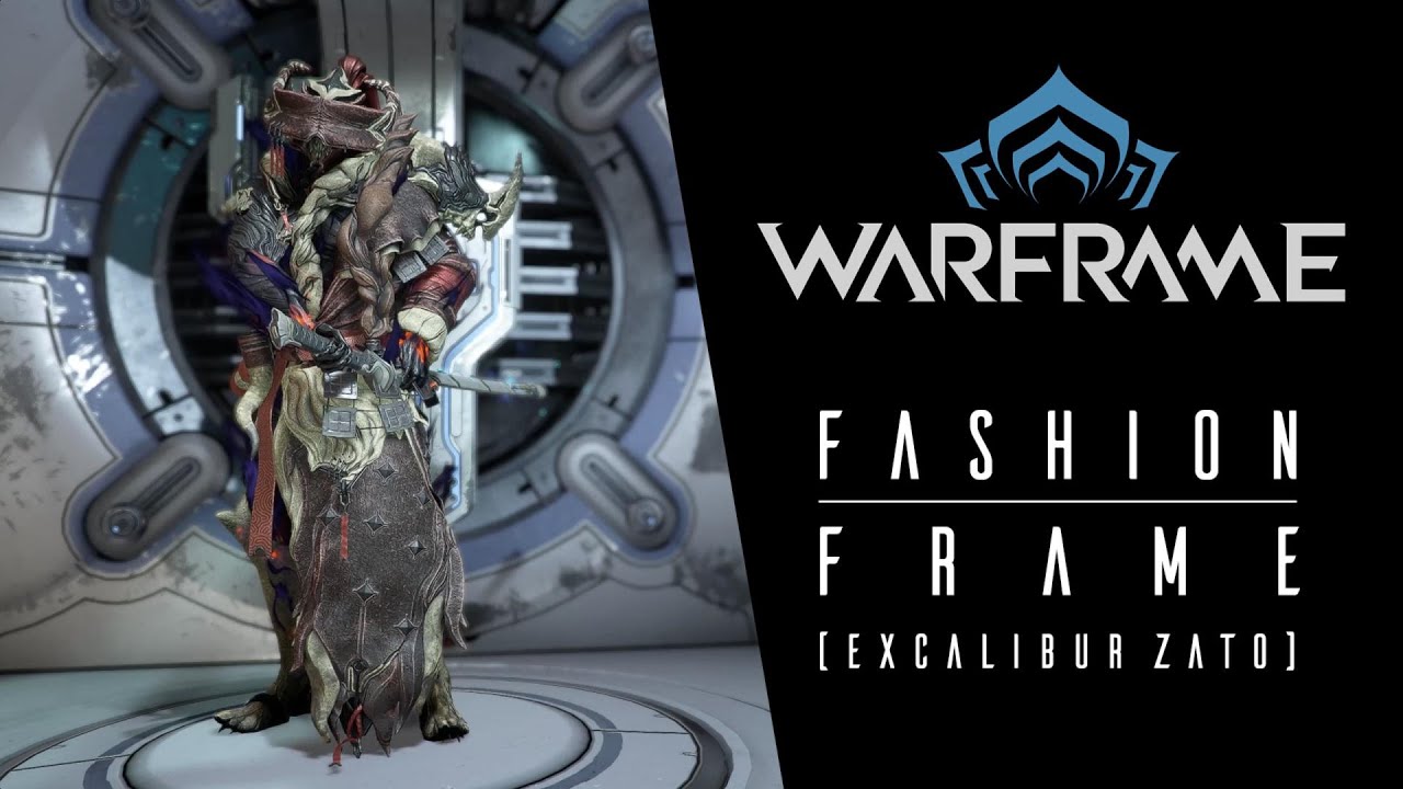 Warframe - Fashion Frame Excalibur Zato - YouTube