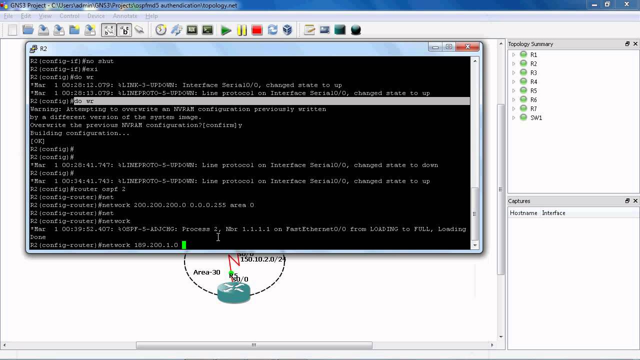 How To Configure Ospf Routing Protocol Using Md5 Authentication Part 3