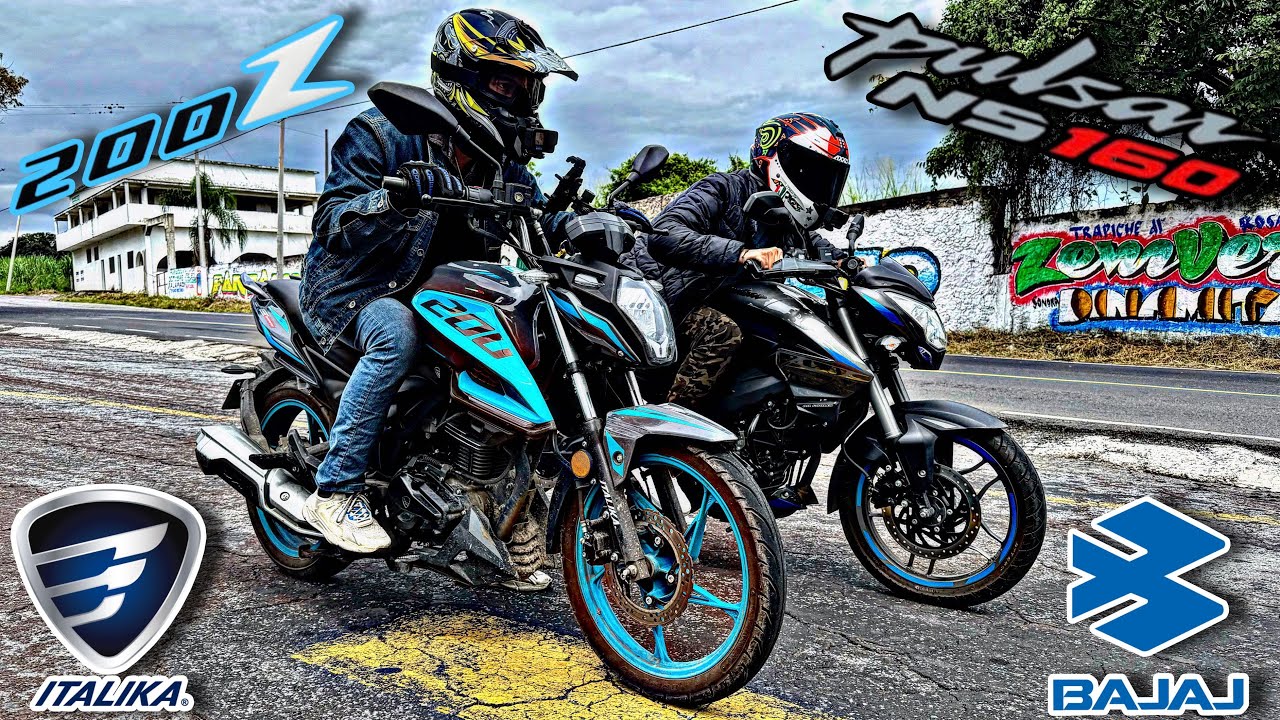 Italika 200z vs Pulsar NS 160(Tornado 300)|Carrera|¡Esto Fue Una Locura ...