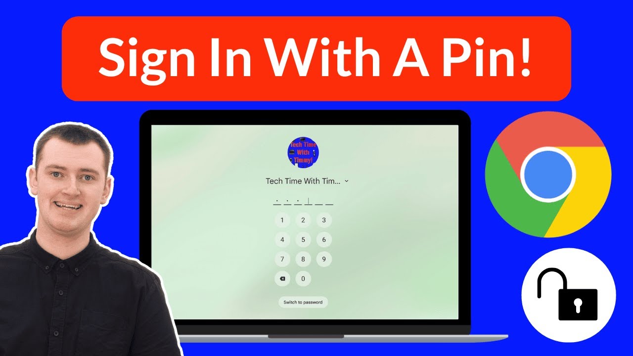 How To Sign In With A Pin On A Chromebook - YouTube