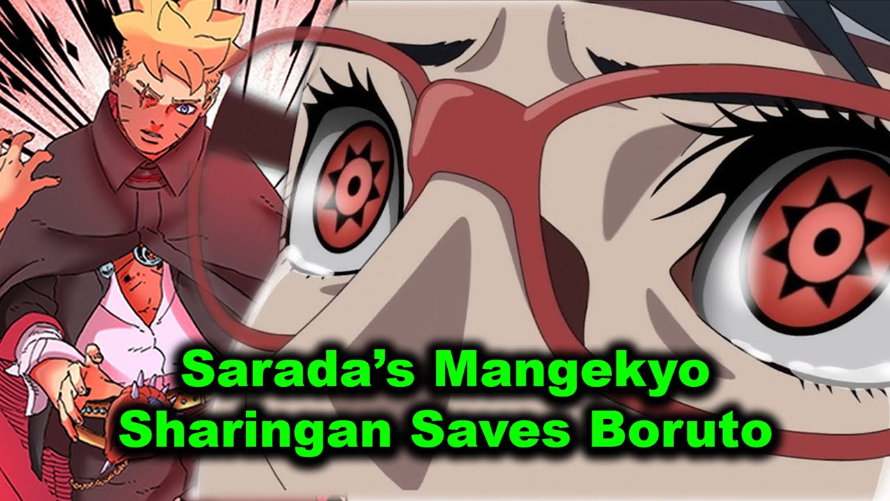 Sarada's Mangekyo Sharingan SHOWN to Save Boruto in Chapter 13 - YouTube