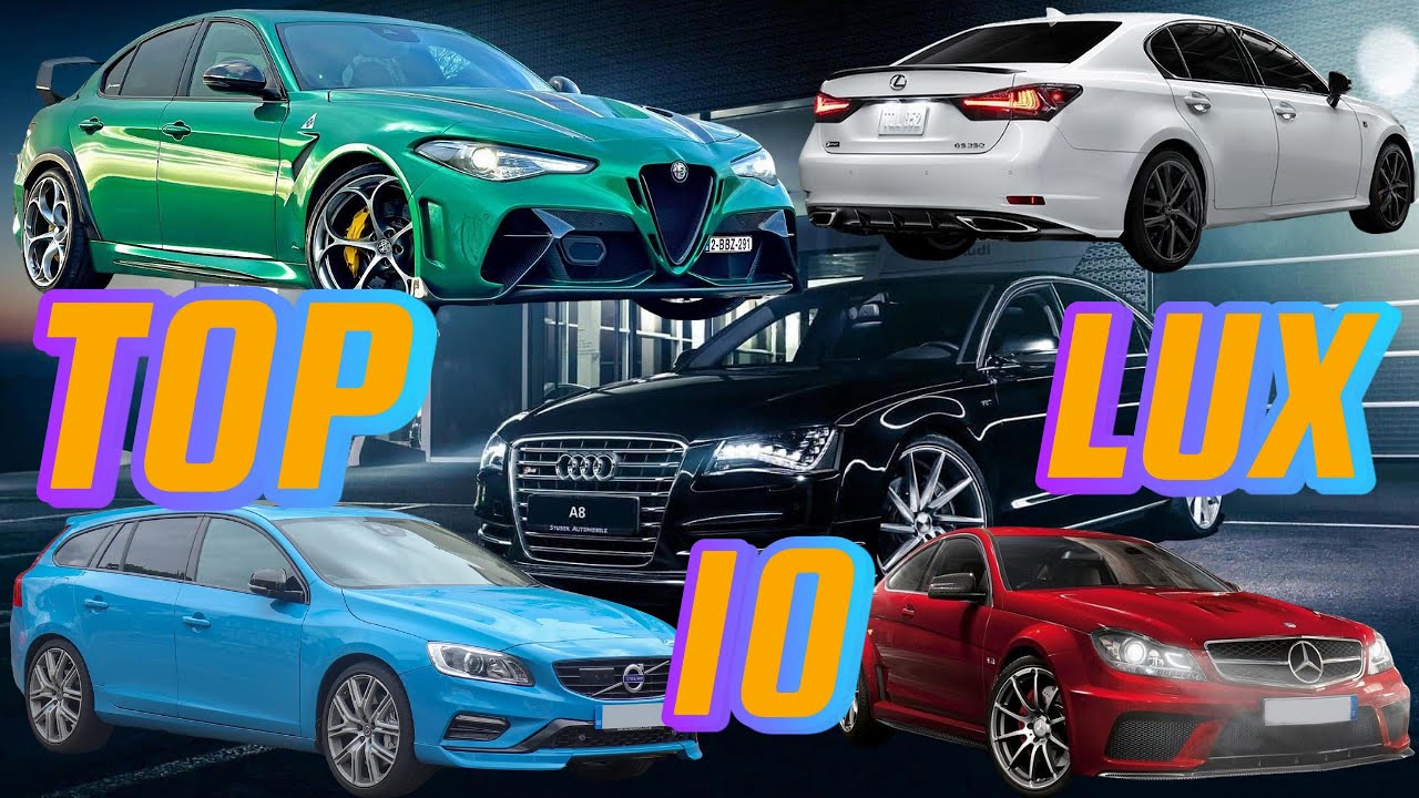 TOP 10 Most Affordable European Luxury Cars 2010 - 2024 - YouTube