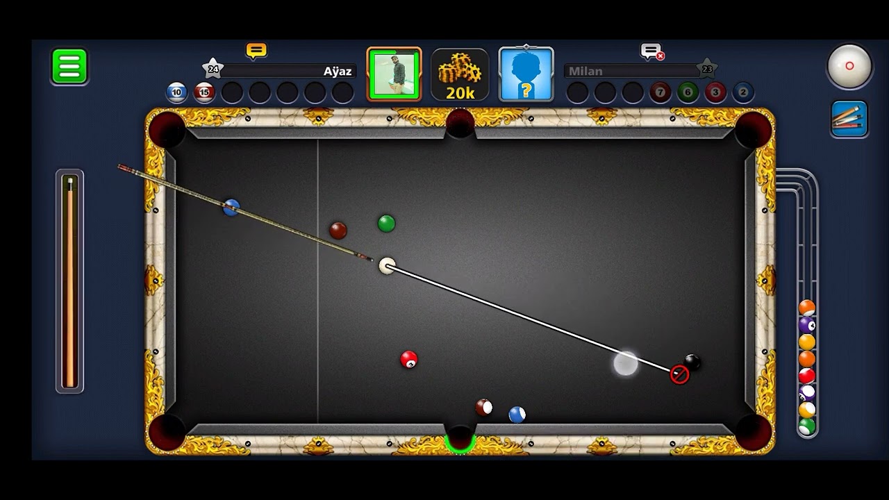 8 pool game new amazing level nice short world record #8ballpool ...