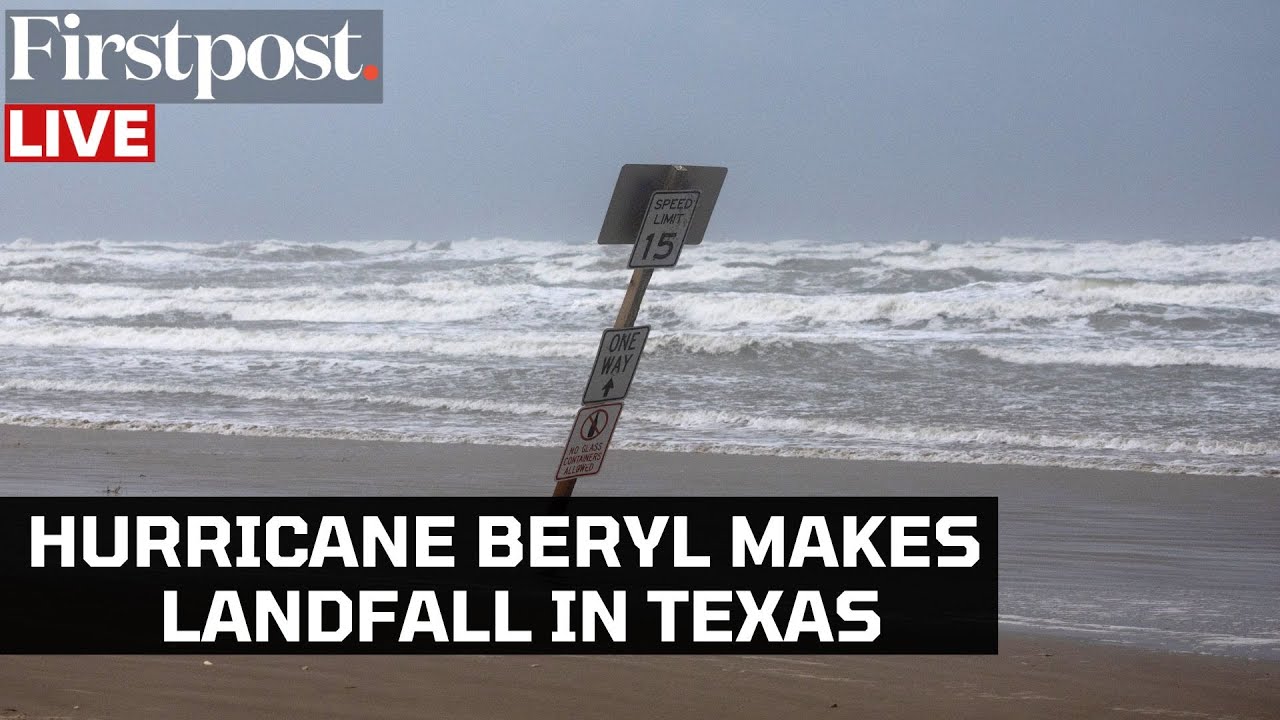 WATCH: Hurricane Beryl Makes Landfall Along Texas Coast As Category 1 ...