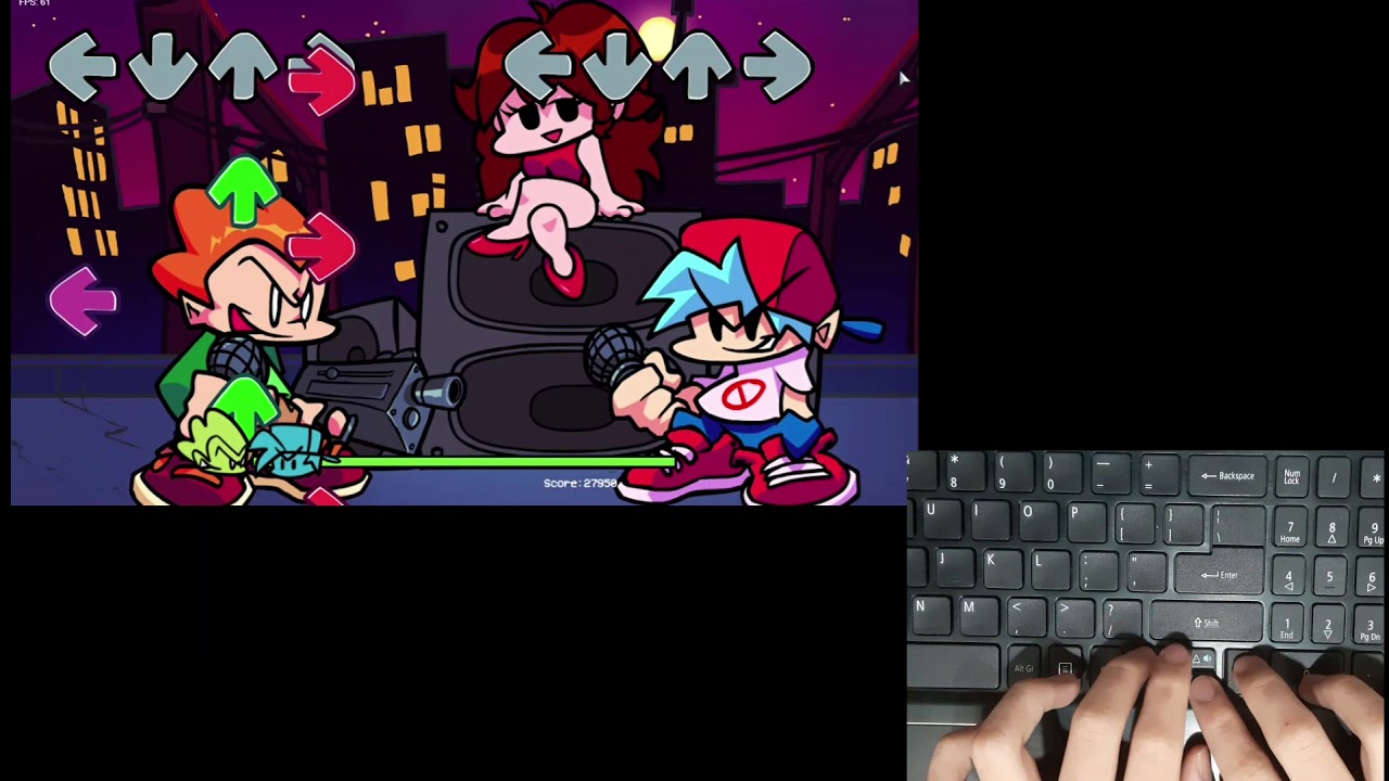 friday night funkin philly(hard) with handcam - YouTube