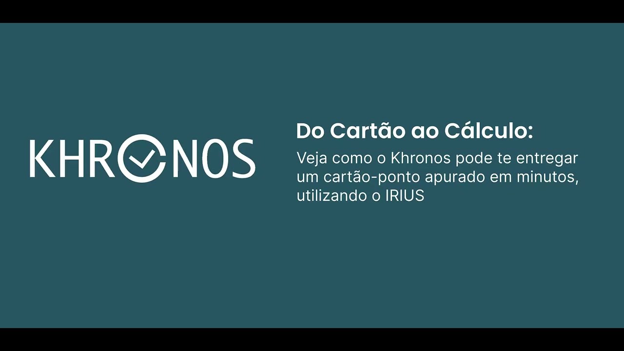 Do Cartão ao Cálculo com Khronos - YouTube