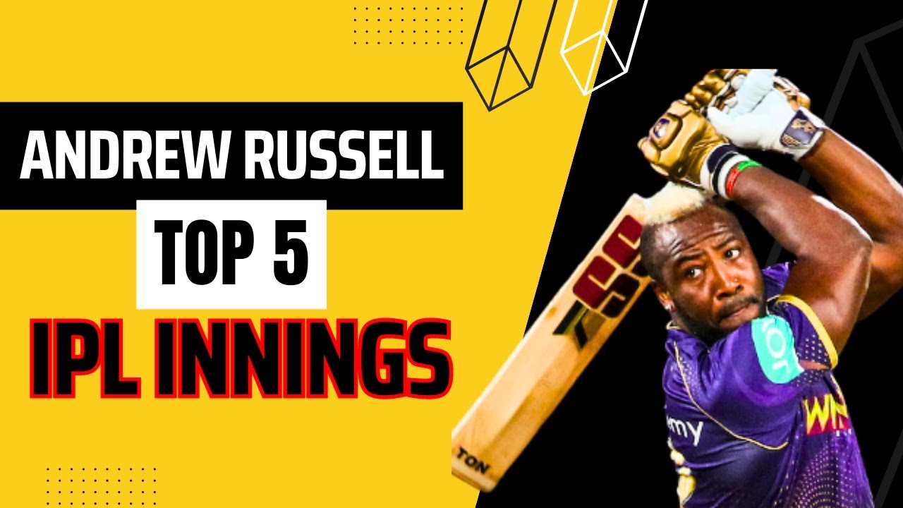 Andre Russell TOP 5 IPL Innings | Dre Russ SMASHES - YouTube
