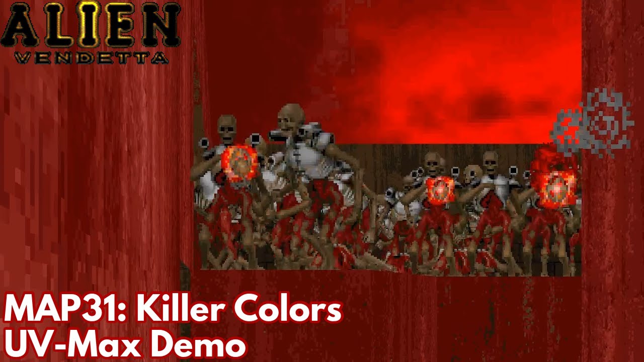 [Alien Vendetta] MAP31: Killer Colors (UV-Max Demo) - YouTube