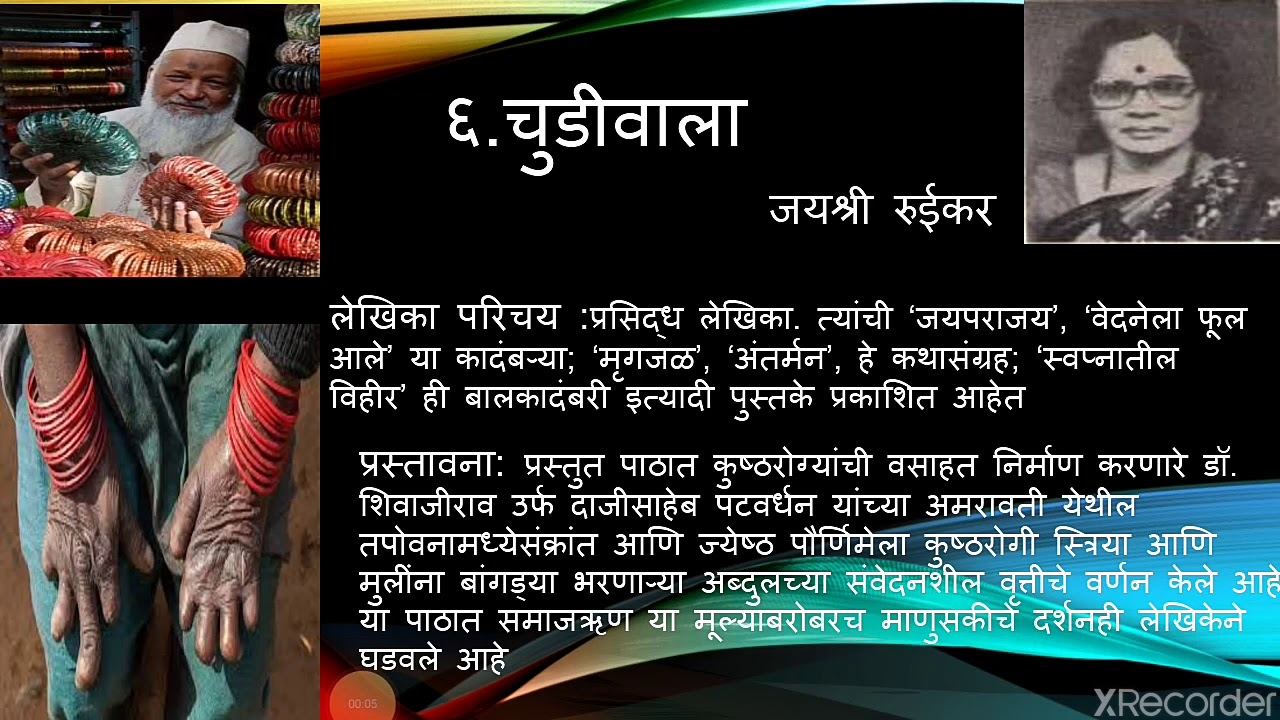 6.Chudiwala (६.चुडीवाला) Easily Hindi Explained with original picture ...