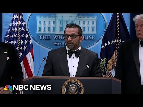 FBI Director Kash Patel says witness interviews are being conducted after shooting