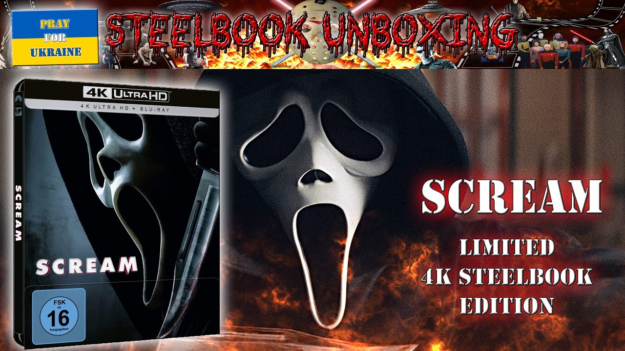 Unboxing - SCREAM - 4K Steelbook - YouTube