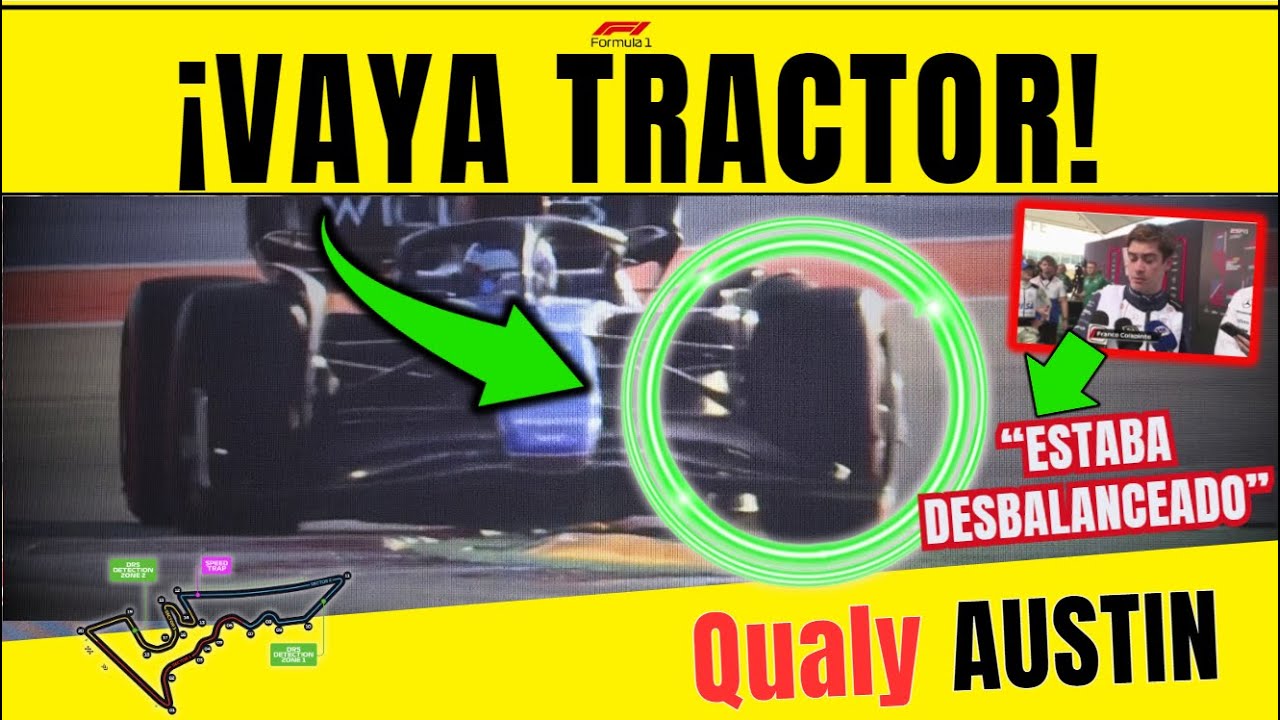 QUALY F1 AUSTIN: FRANCO COLAPINTO LASTRADO POR EL REBOTE, FIA ANULA ...