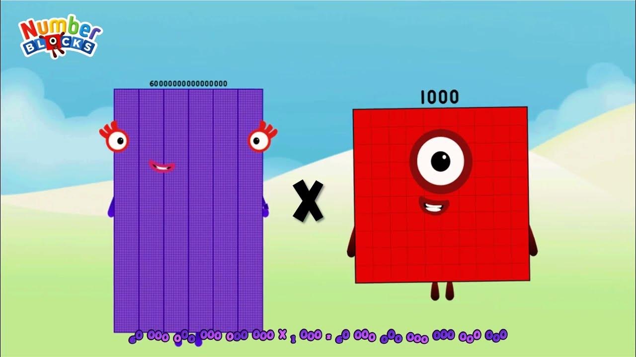 MULTIPLICATION OF NUMBERBLOCKS (60th-60dec) BIG NUMBERSMULTIPLY | GIANT NUMBER ‪@ColorArt_id ...