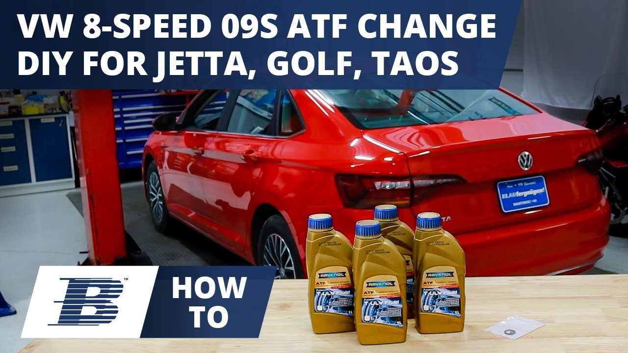 How to Change VW Taos Golf Jetta Transmission Fluid (2019-2024 09S 8 ...
