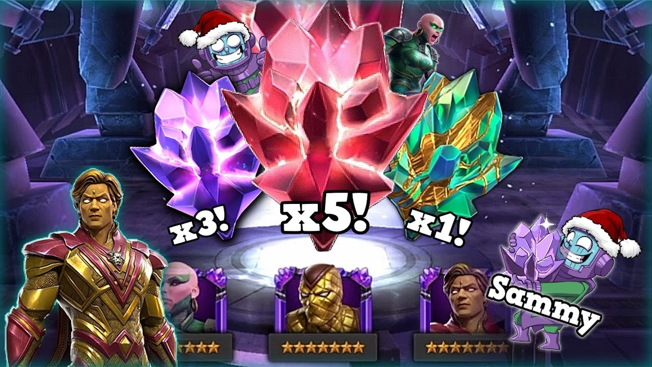 x5 7 Star Gifted Guardian Crystals! x1 Titan Crystal! 7 Star Crystals ...