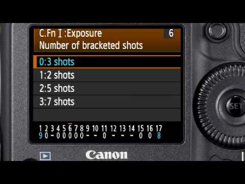 Canon EOS 1D Mark IV - Custom Controls 4/8 - YouTube