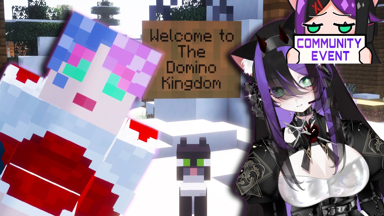 The First Domino Minecraft Server!【Special Winter Community Event ...