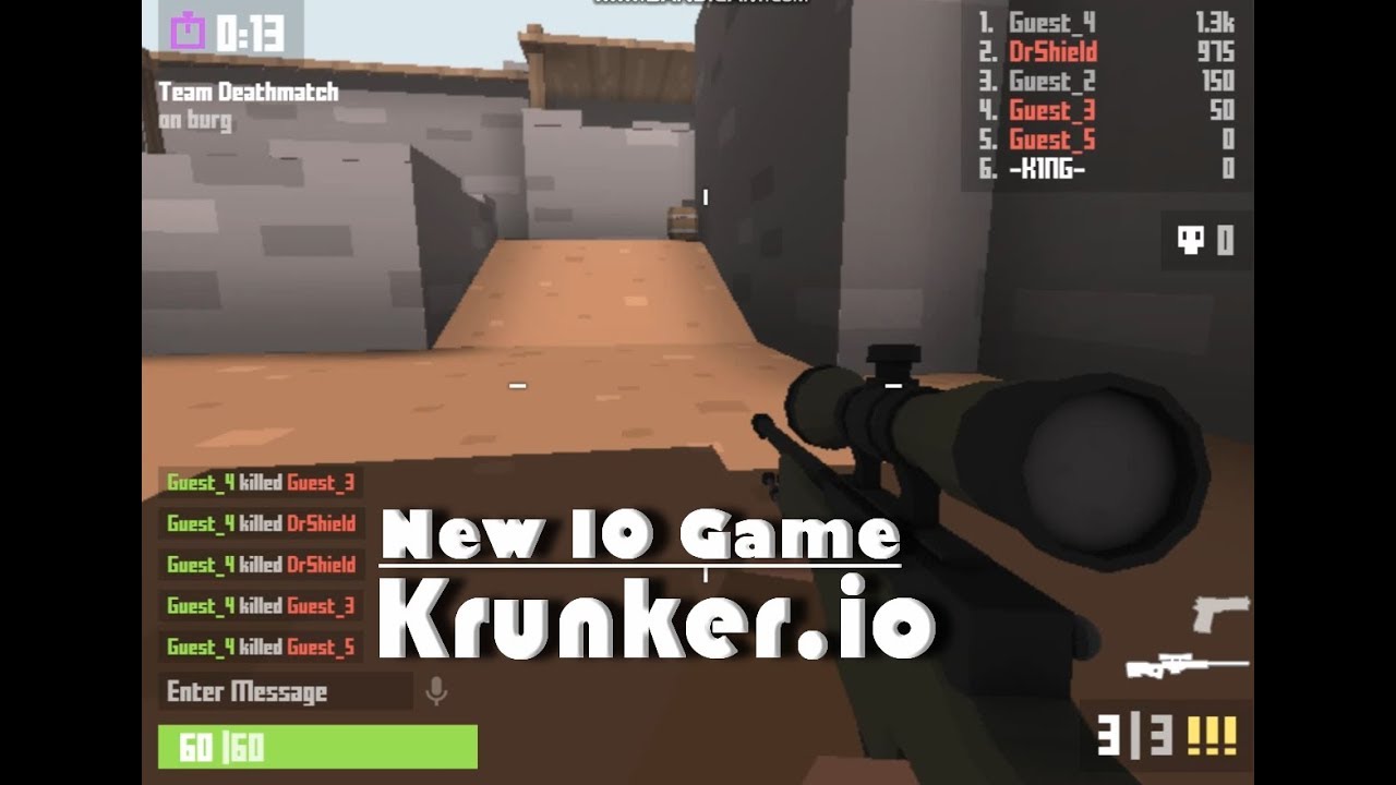 Новый 3D шутер Krunken.io - YouTube
