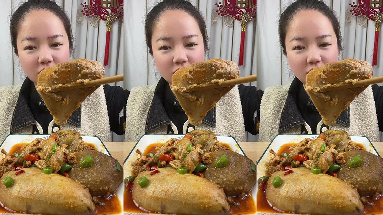 Deep Sea Fish Liver，Asmr Mukbang Chinese Food Eating Challenge11 - YouTube