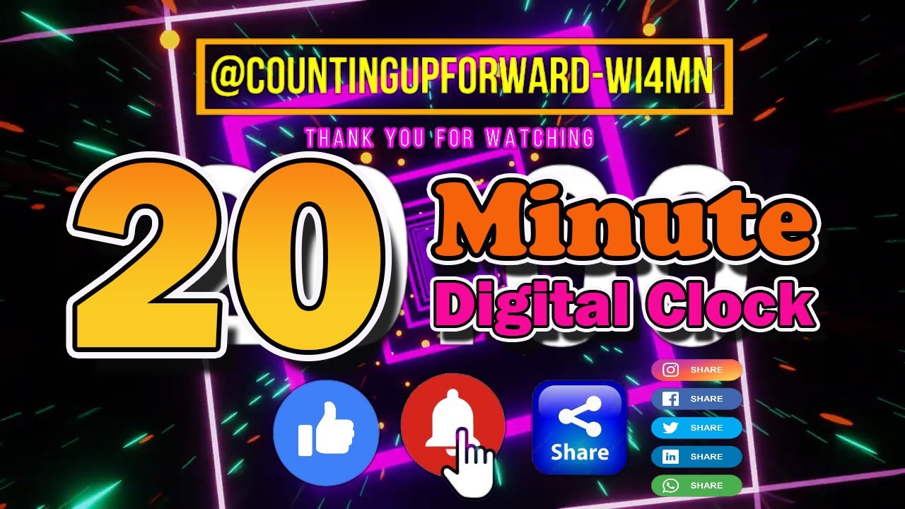 New 20 Minute Digital Clock a6 - YouTube