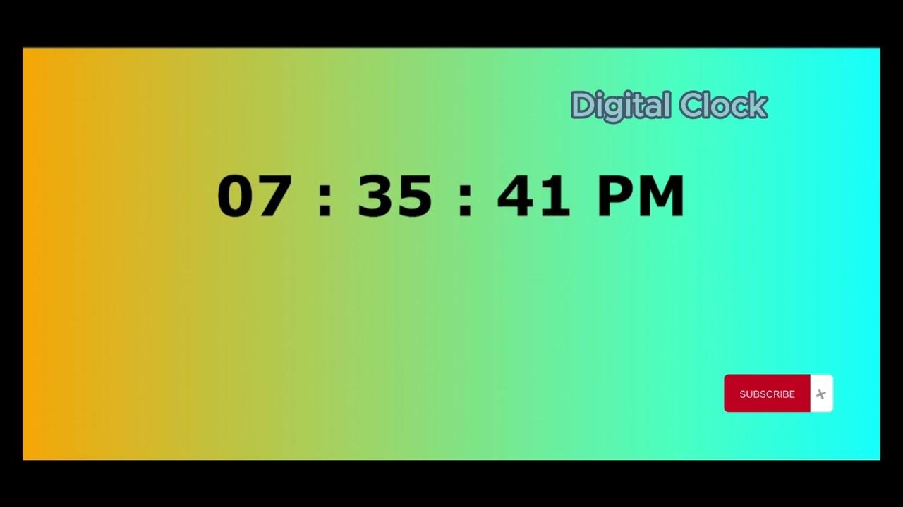 Digital Clock using HTML, CSS3 and JavaScript. Create a simple digital clock . - YouTube