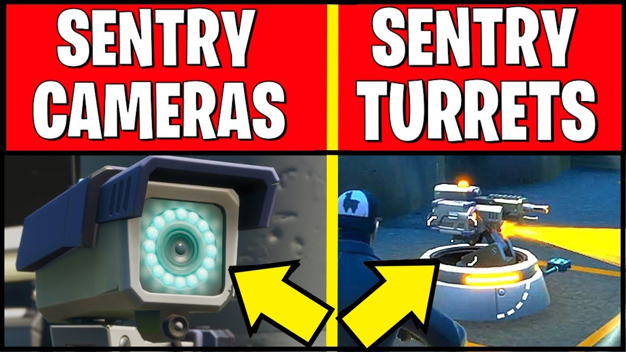 DESTROY SENTRY CAMERAS OR SENTRY TURRETS - Fortnite TNTina's Trial ...
