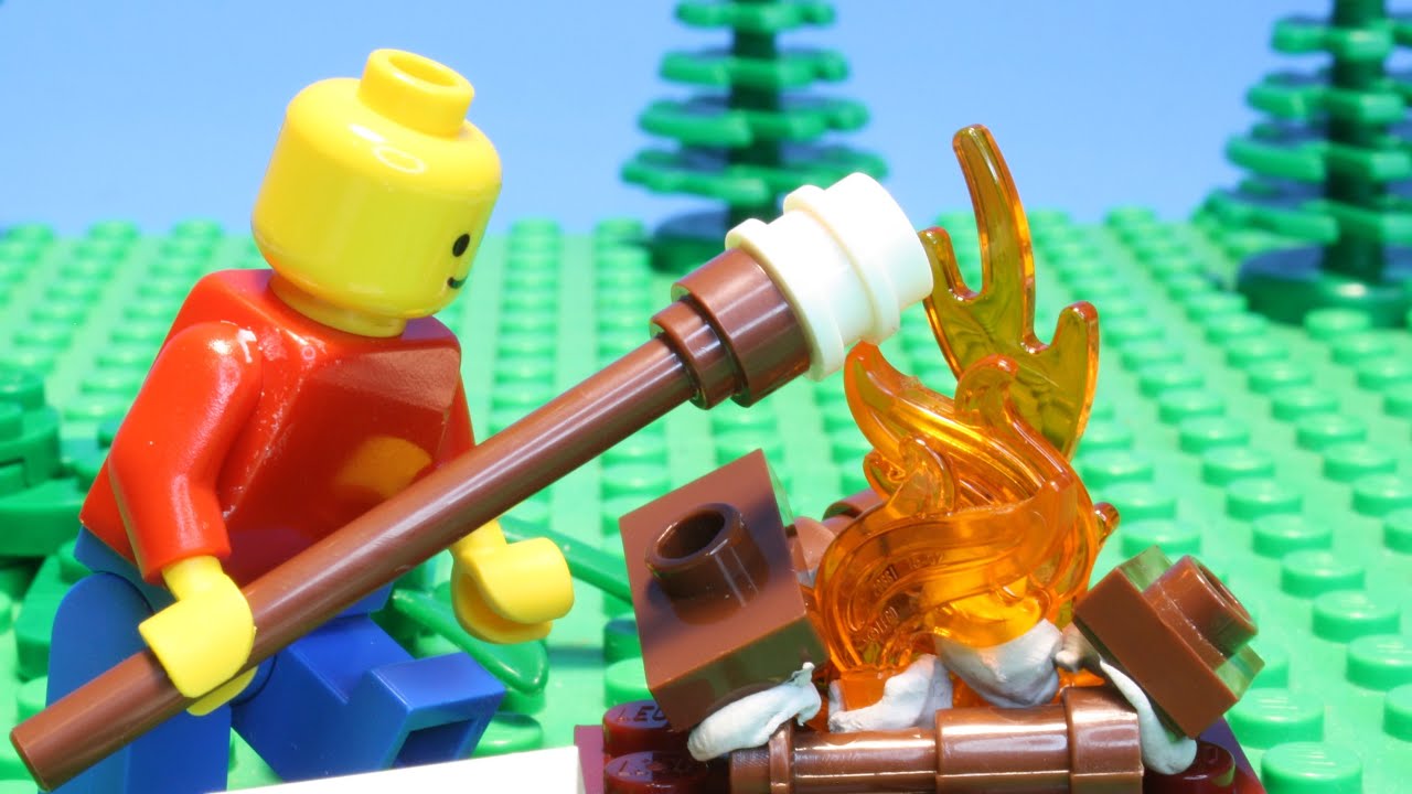 CampFire 🔥(Lego stop motion) - YouTube